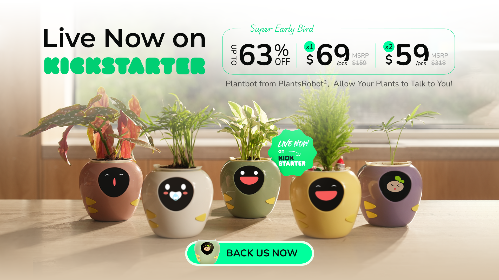 Smart Plant Pot - Allow your plants talk to you - PlantsRobot – Plantsrobot