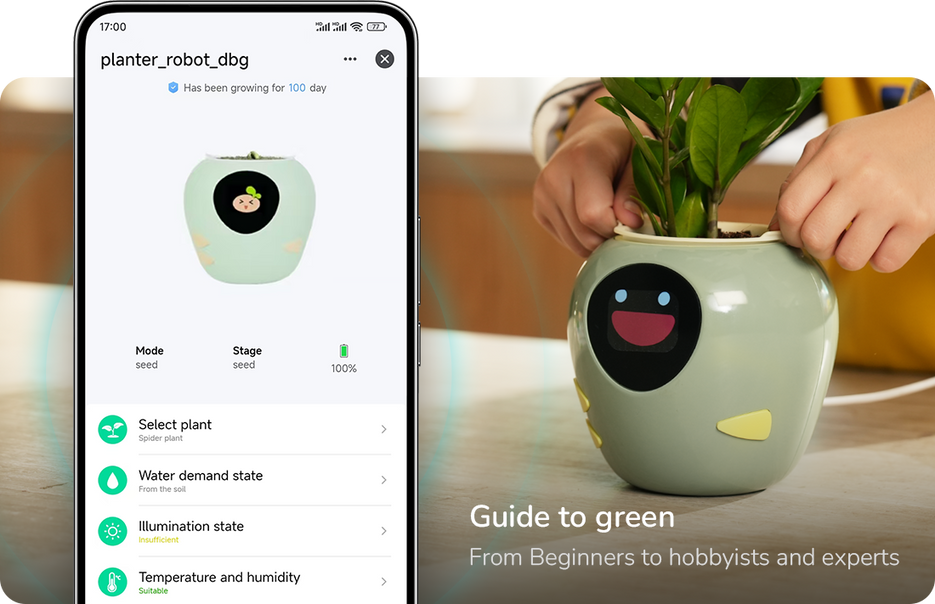 Smart Plant Pot - Allow your plants talk to you - PlantsRobot – Plantsrobot